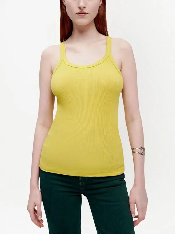RE/DONE Fine-rib Cotton Tank Top