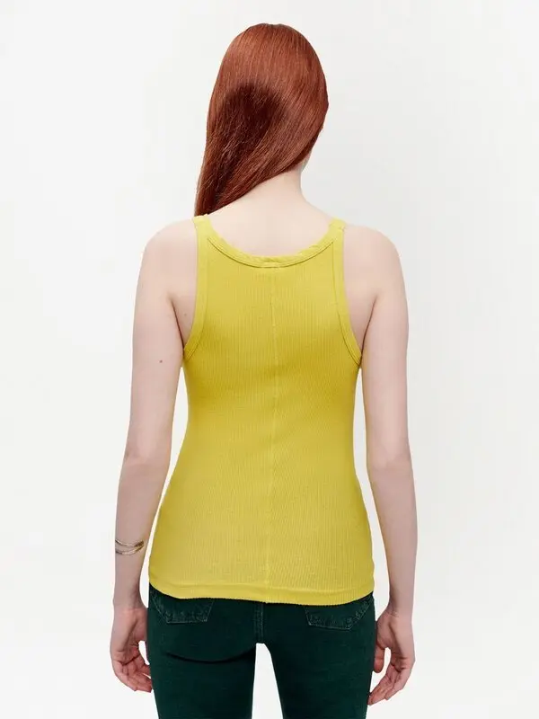 RE/DONE Fine-rib Cotton Tank Top