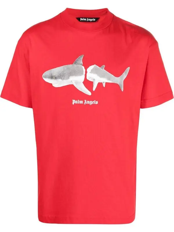 Palm Angels Shark-print T-shirt