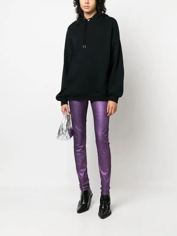 Karl Lagerfeld Metallic Skinny Jeans