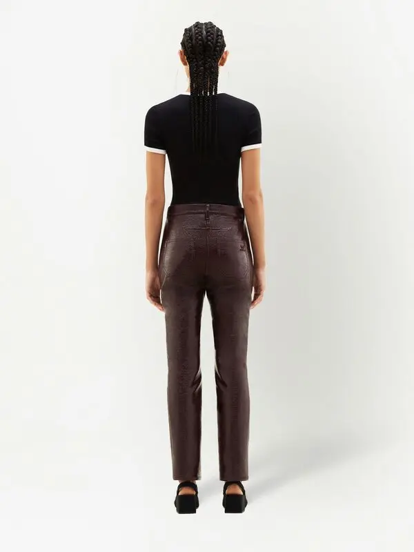 COURREGES Bumpy Contrast T-shirt - Black