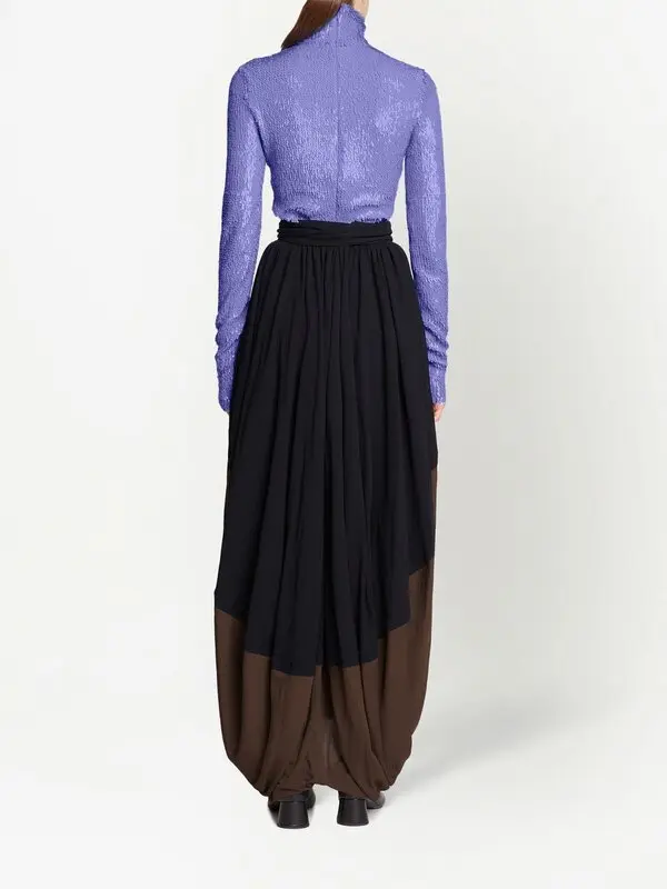 Proenza Schouler High-neck Sequined Top
