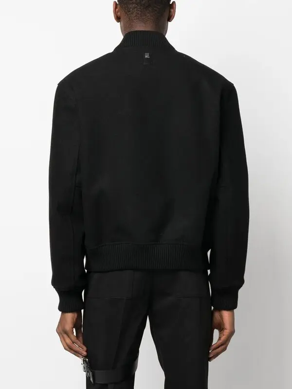 1017 Alyx 9sm Leather-logo Bomber Jacket