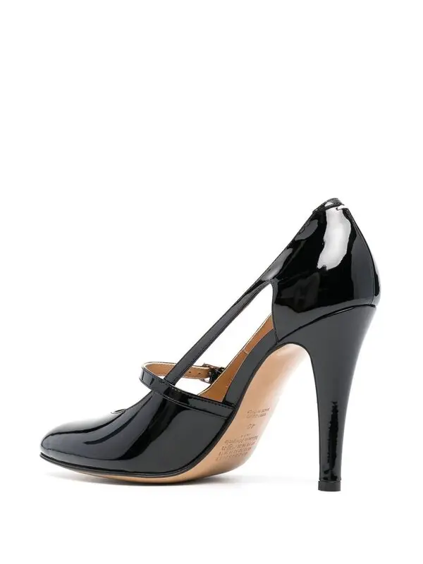 MAISON MARGIELA 100mm Patent-leather Cut-out Pumps