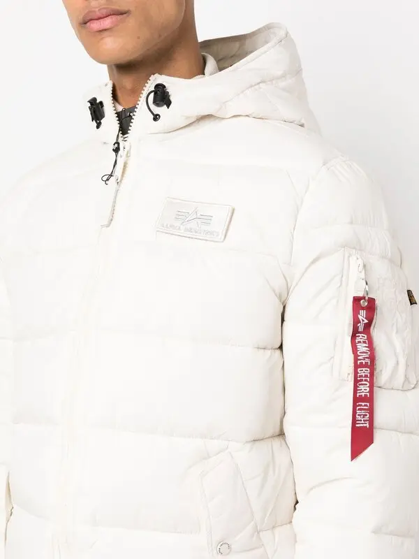 Alpha Industries Logo-patch Padded Jacket