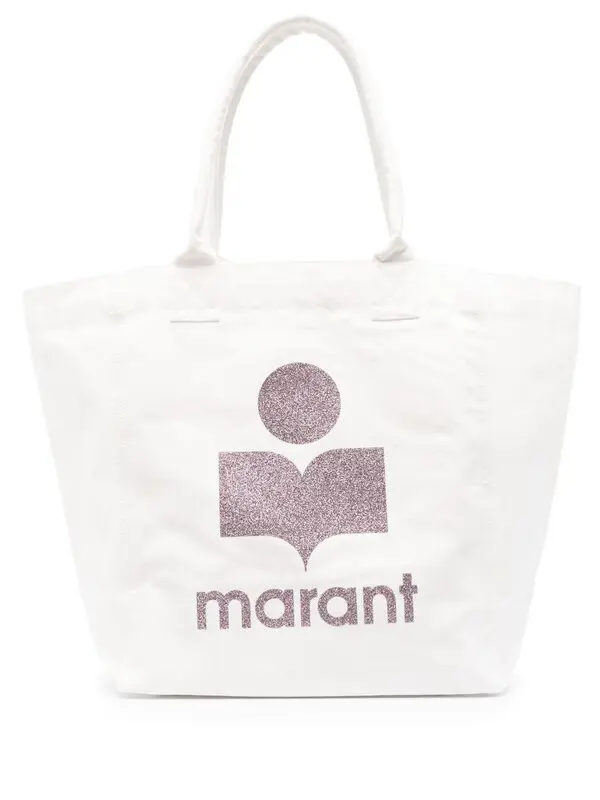 Isabel Marant Yenky Logo-print Tote - Neutrals