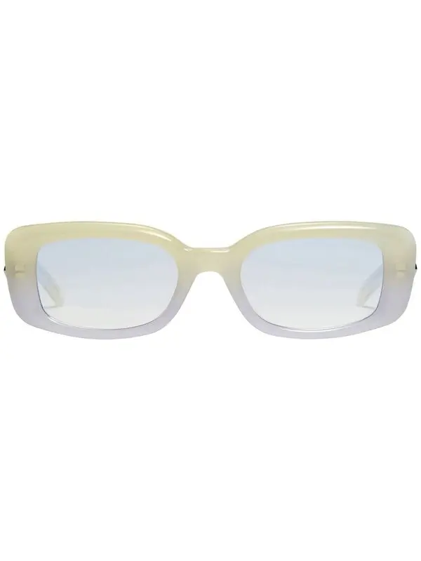 GENTLE MONSTER Gradient Rectangular Sunglasses - Yellow