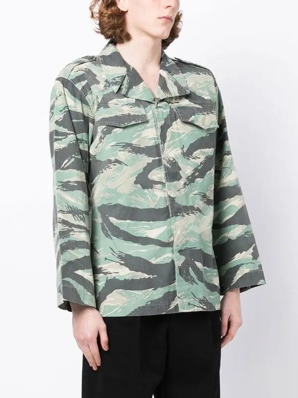 MAHARISHI Camouflage-print Long-sleeve Shirt