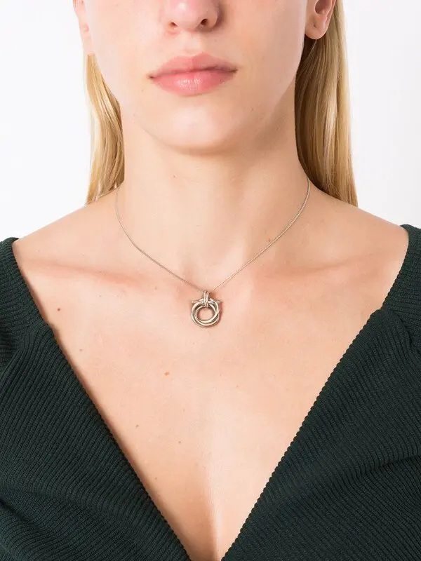 FERRAGAMO Gancini Pendant Necklace