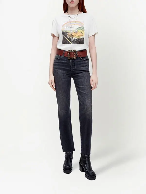 RE/DONE High-rise Cropped Jeans