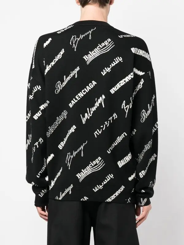 Logo Crewneck Balenciaga Crewneck Sweater Balenciaga Balenciaga