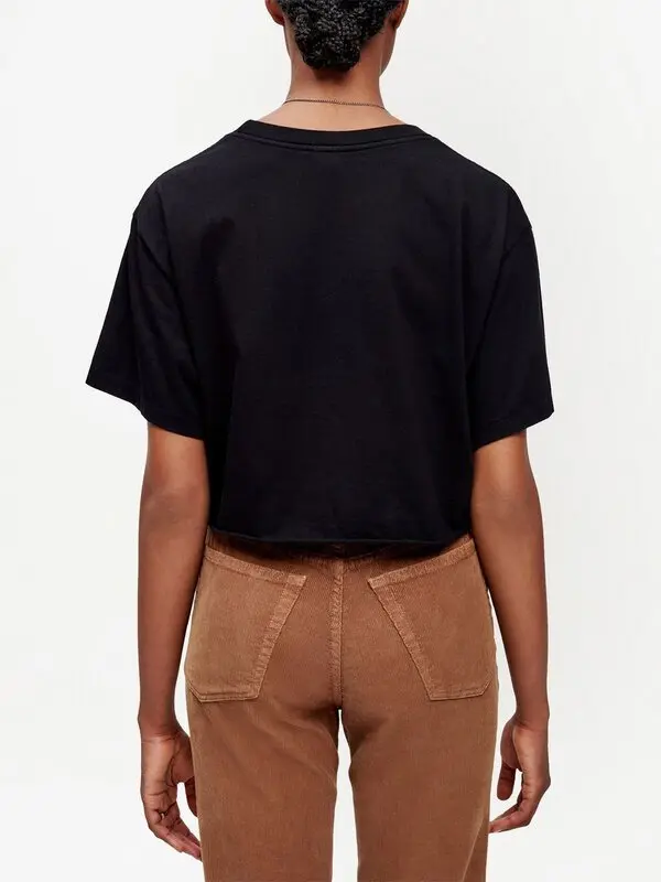 RE/DONE Cropped Short-sleeve T-shirt