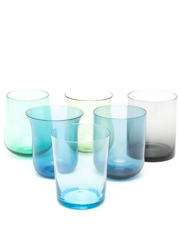 BITOSSI HOME Mixed-shape Tumblers - Blue
