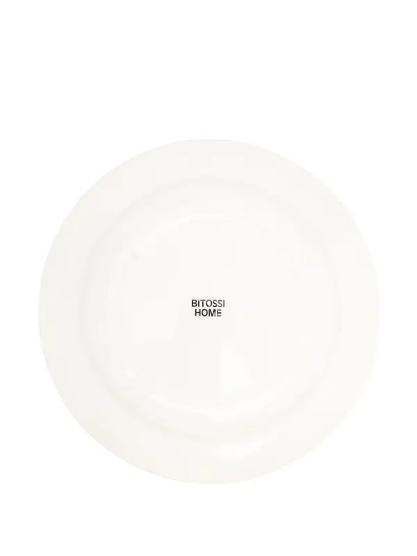 BITOSSI HOME Glazed Floral-print Plate