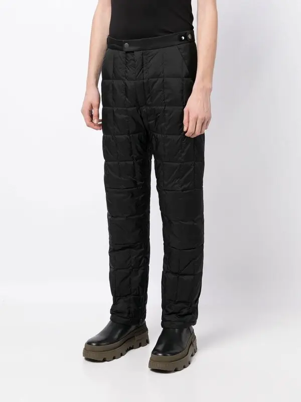 IENKI IENKI Quilted Straight Trousers