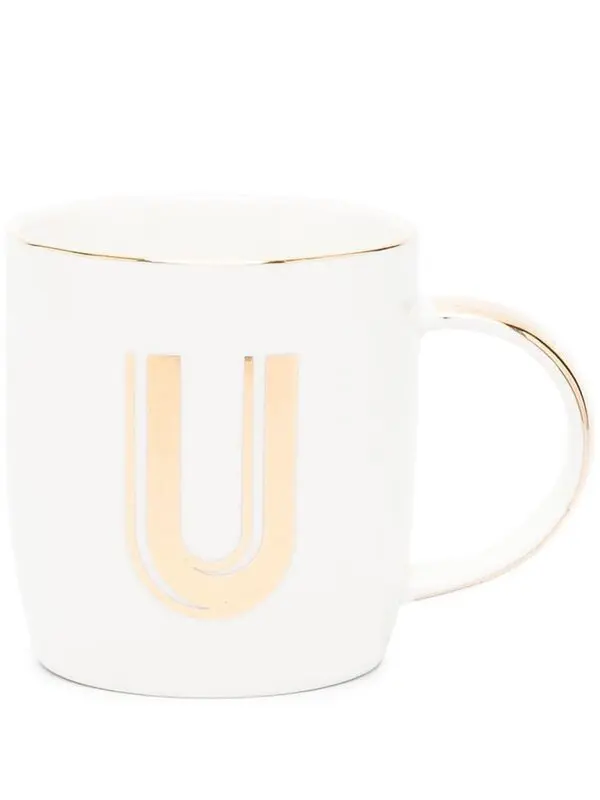 BITOSSI HOME Letter-print Mug - White