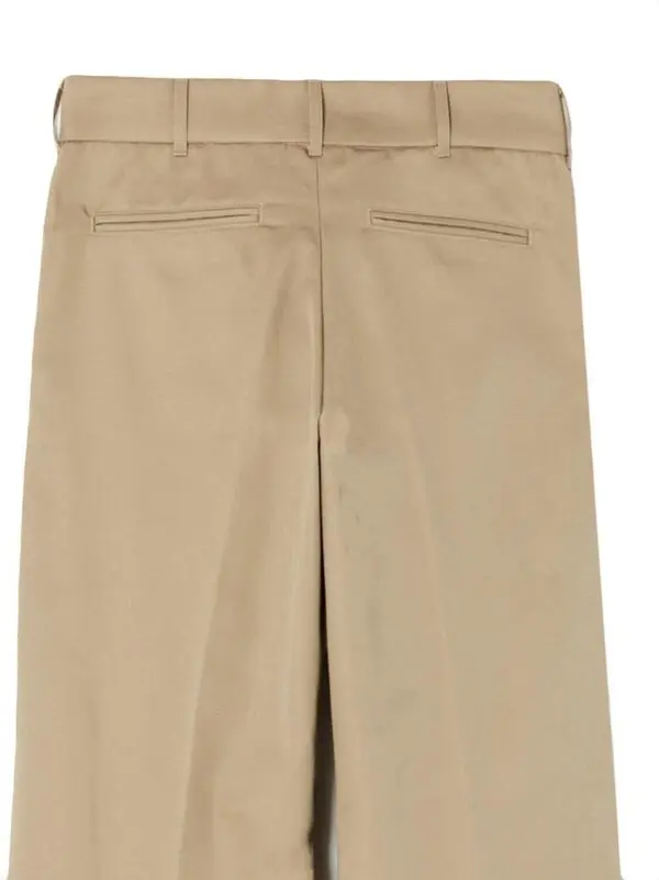 RE/DONE Wide Leg Low-rise Trousers - Neutrals