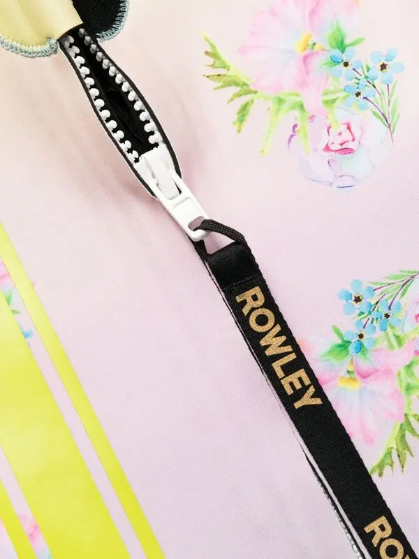Cynthia Rowley Striped Floral-print Swimsuit