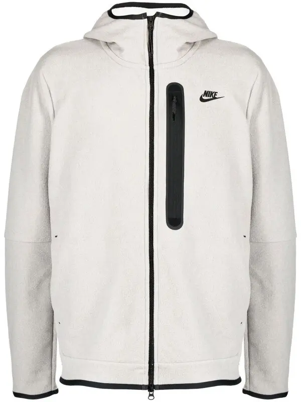 Nike Tech Fleece Full-zip Winterized Hoodie - Grey