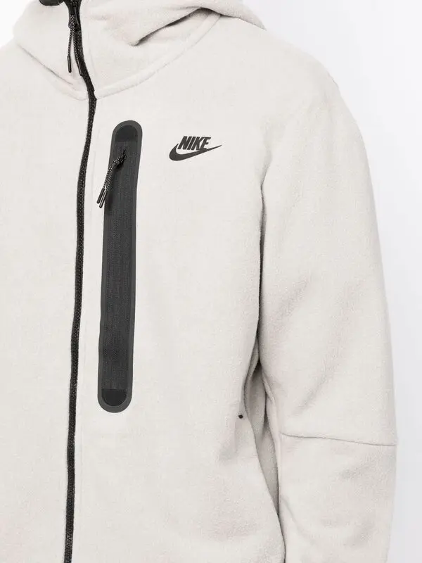 Nike Tech Fleece Full-zip Winterized Hoodie - Grey