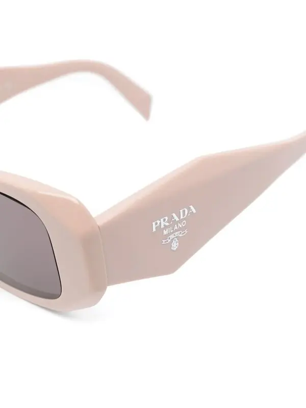 Prada Symbole Square-frame Sunglasses - Neutrals