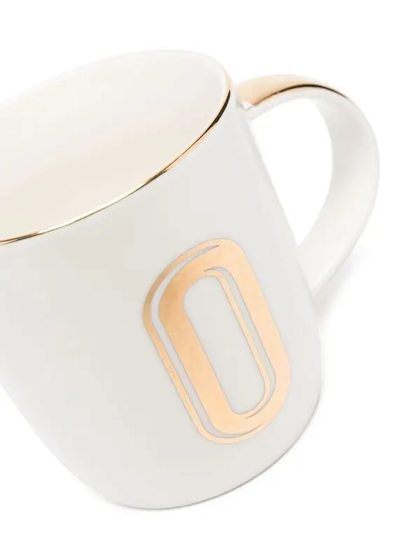 BITOSSI HOME Letter-o Porcelain Mug
