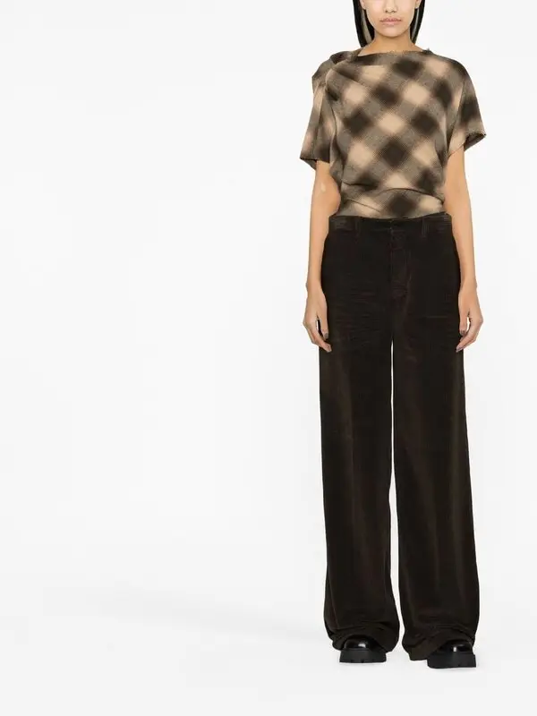 Dsquared2 Wide-leg Corduroy Trousers - Brown