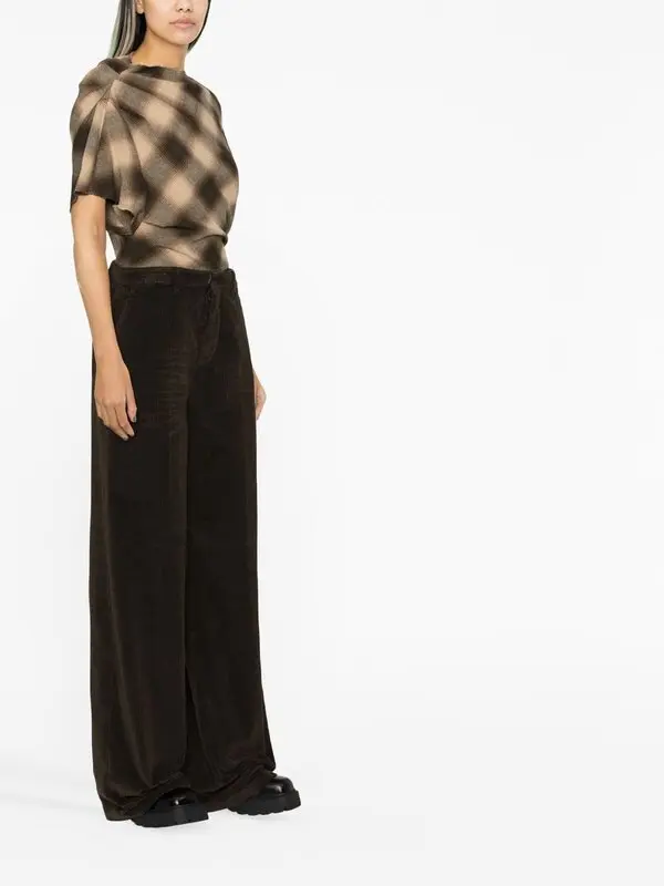 Dsquared2 Wide-leg Corduroy Trousers - Brown