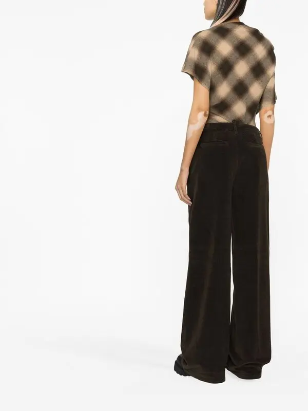 Dsquared2 Wide-leg Corduroy Trousers - Brown