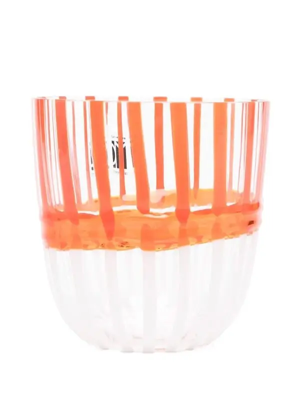 CARLO MORETTI Stripe-pattern Glass Vase