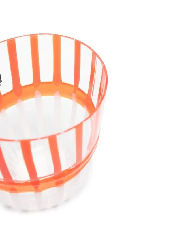 CARLO MORETTI Stripe-pattern Glass Vase