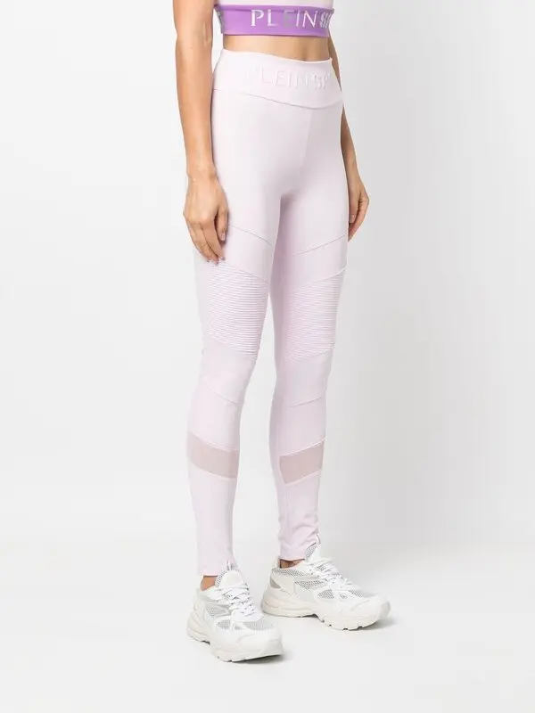 PLEIN SPORT Logo-waistband Leggings