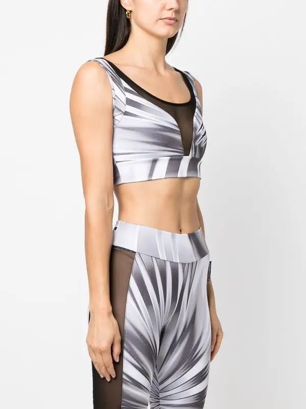 PLEIN SPORT Printed Cropped-top