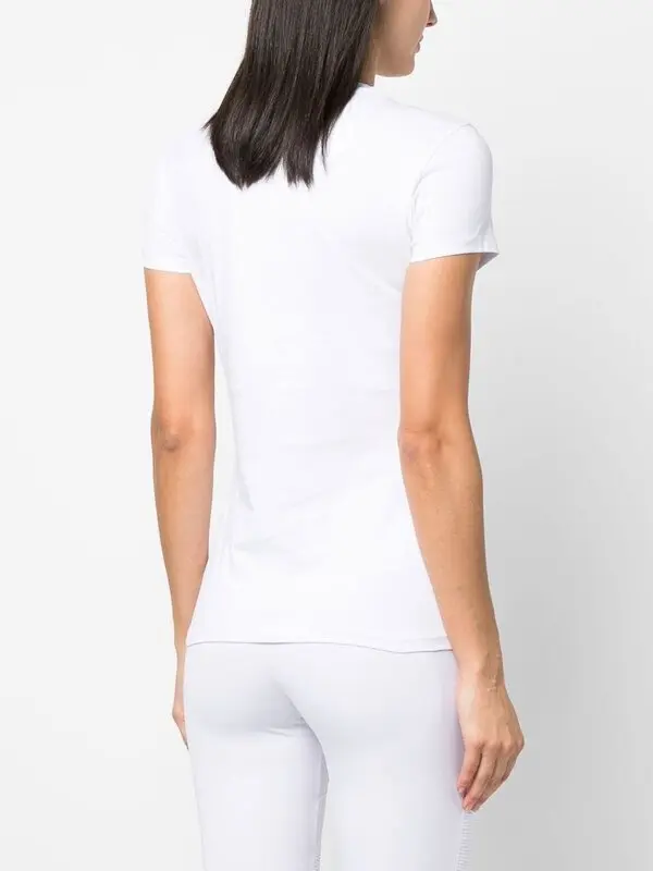 PLEIN SPORT Metallic Logo T-shirt - White