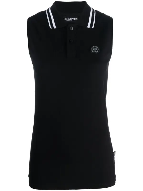 PLEIN SPORT Sleeveless Polo Shirt