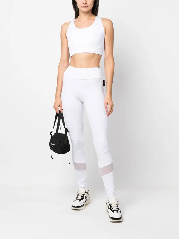 PLEIN SPORT Crossover-strap Sports Bra