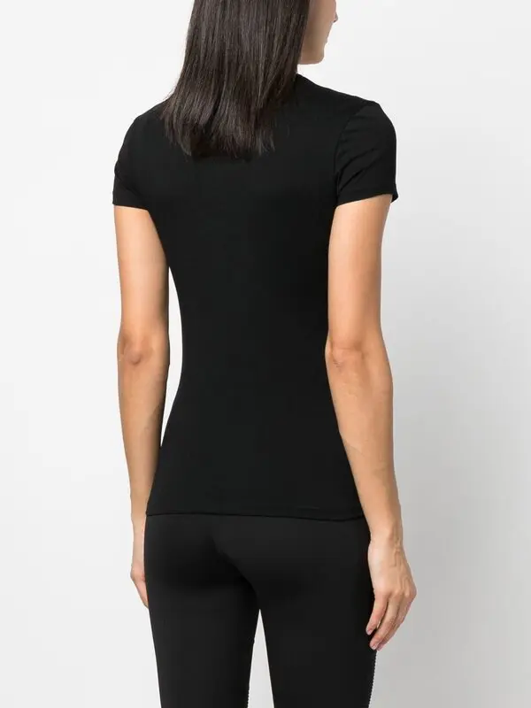 PLEIN SPORT Metallic Logo T-shirt - Black