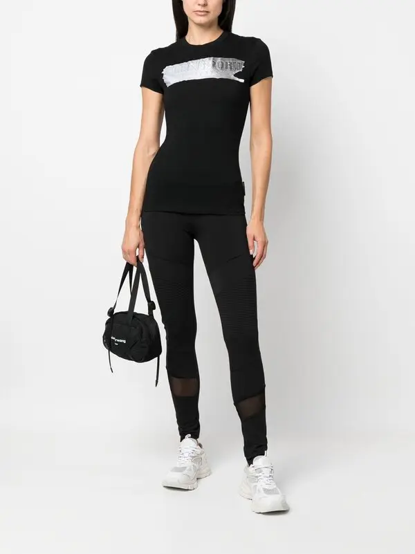 PLEIN SPORT Logo-waistband Leggings
