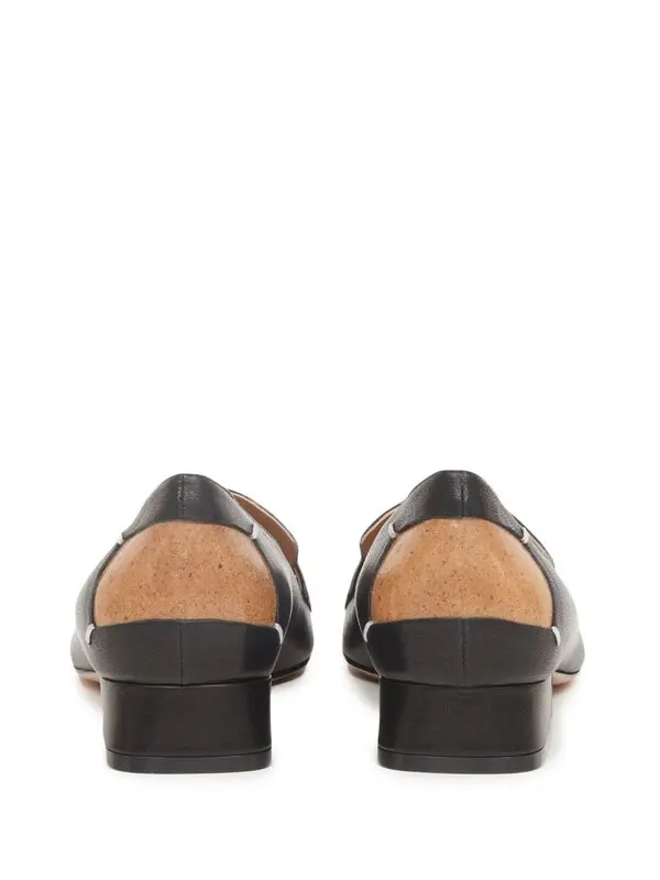 MAISON MARGIELA Four Stitches Decortiqué Loafers - Black