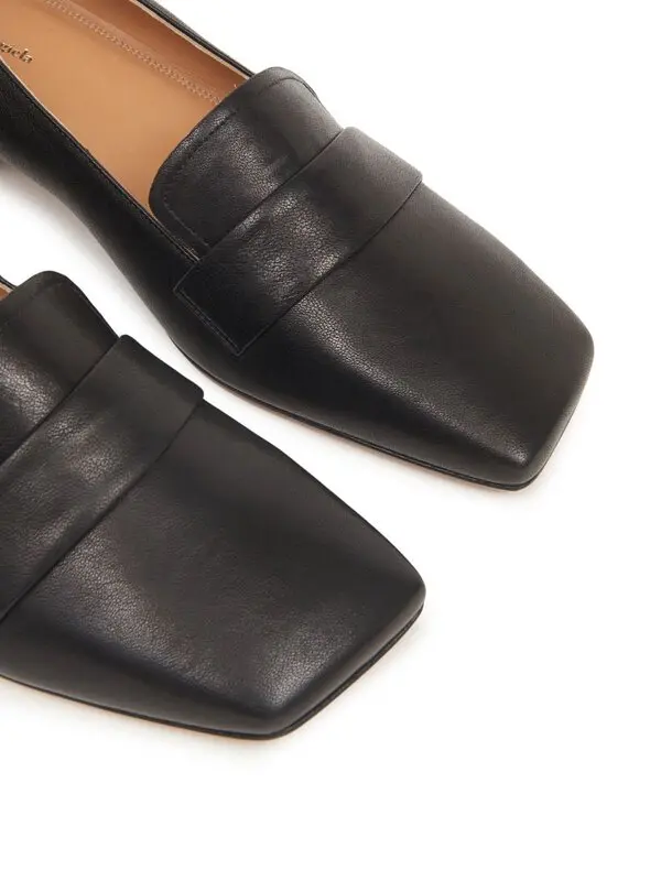 MAISON MARGIELA Four Stitches Decortiqué Loafers - Black