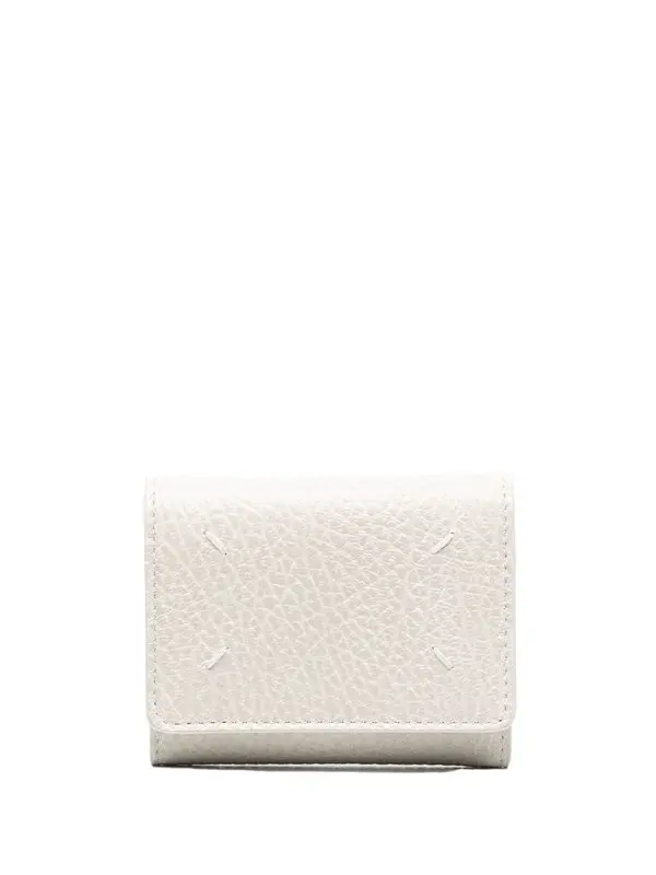 MAISON MARGIELA Four-stitch Leather Wallet - Neutrals