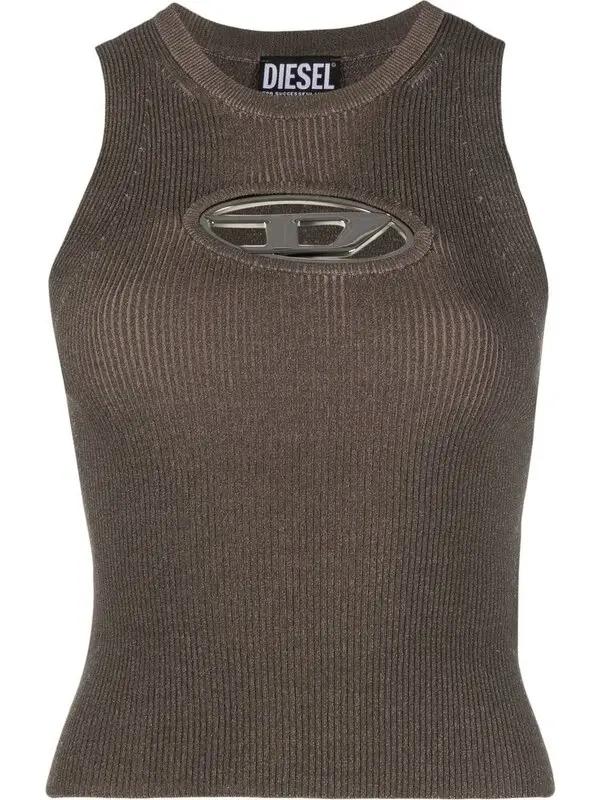 トップス Diesel Brown M-Onerva Tank Top Diesel Brown M-Onerva Tank Top Diesel