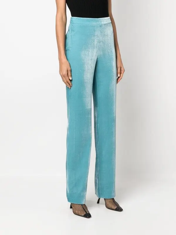 Moschino Velvet Flared Trousers