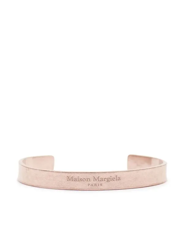 MAISON MARGIELA Logo Cuff Bracelet - Pink