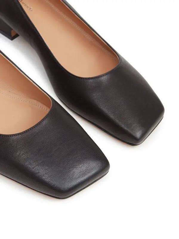 MAISON MARGIELA Décortiqué Ballerina Shoes - Black
