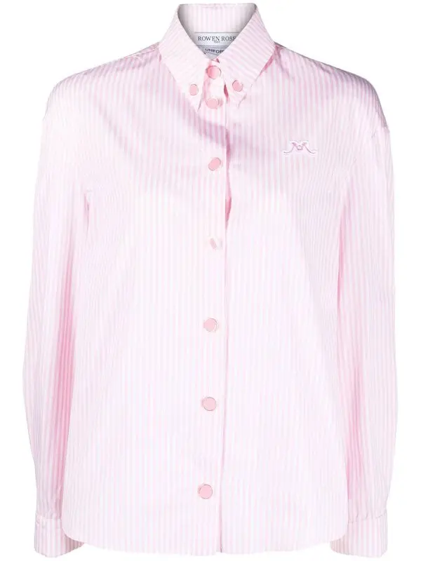 ROWEN ROSE Classic-collar Shirt