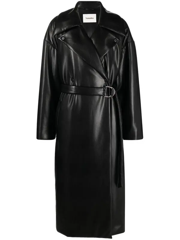 Nanushka Liano Belted Trench Coat