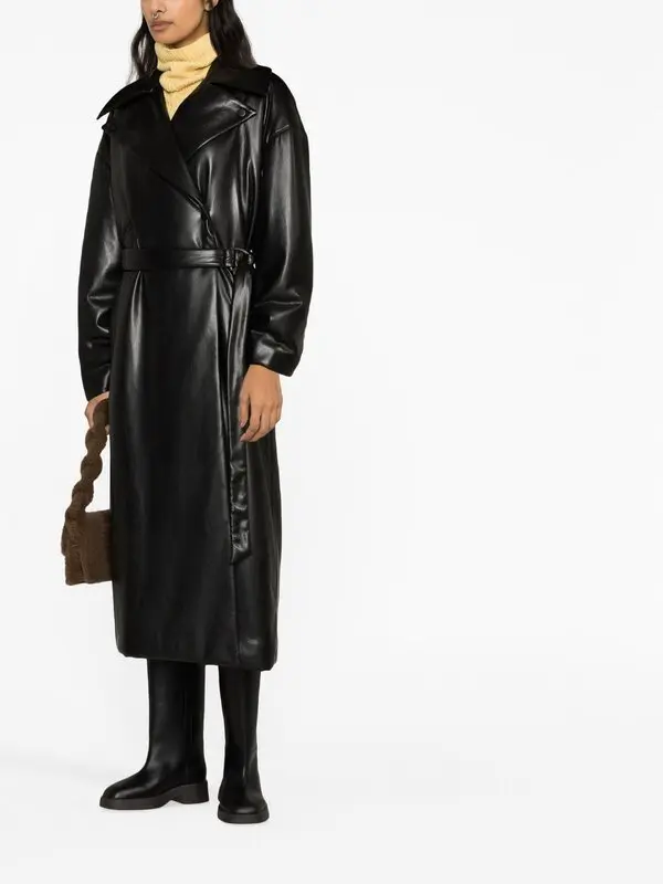 Nanushka Liano Belted Trench Coat