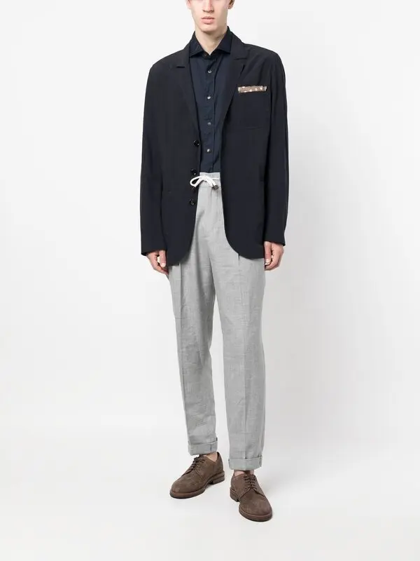 Brunello Cucinelli Patch-pocket Single-breasted Blazer