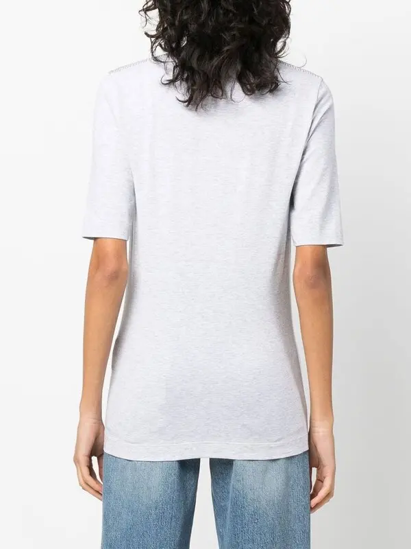 Brunello Cucinelli V-neck Short-sleeve T-shirt